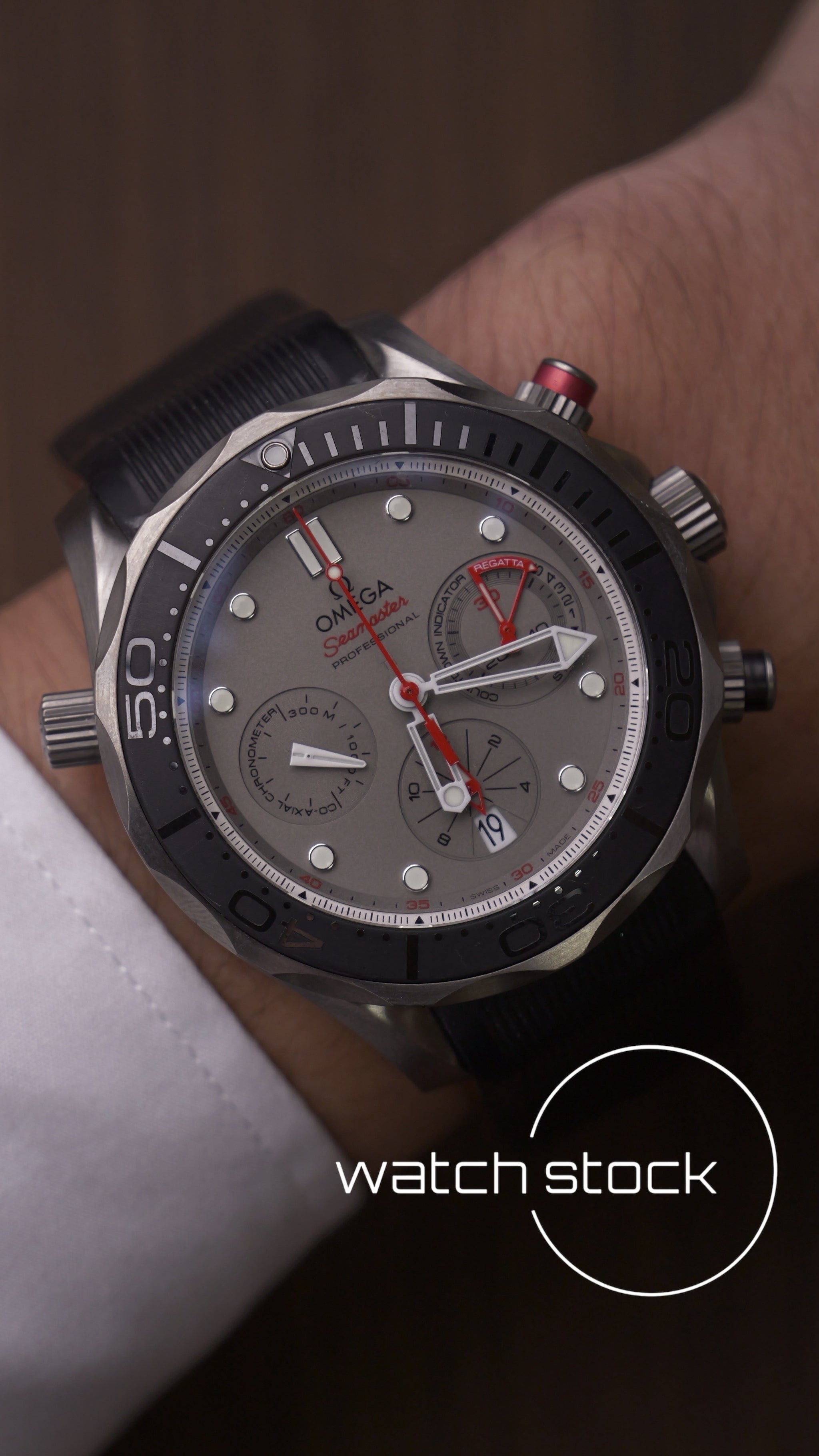 Omega seamaster 300m Chrono titanium emirates team new zealand ref. 21